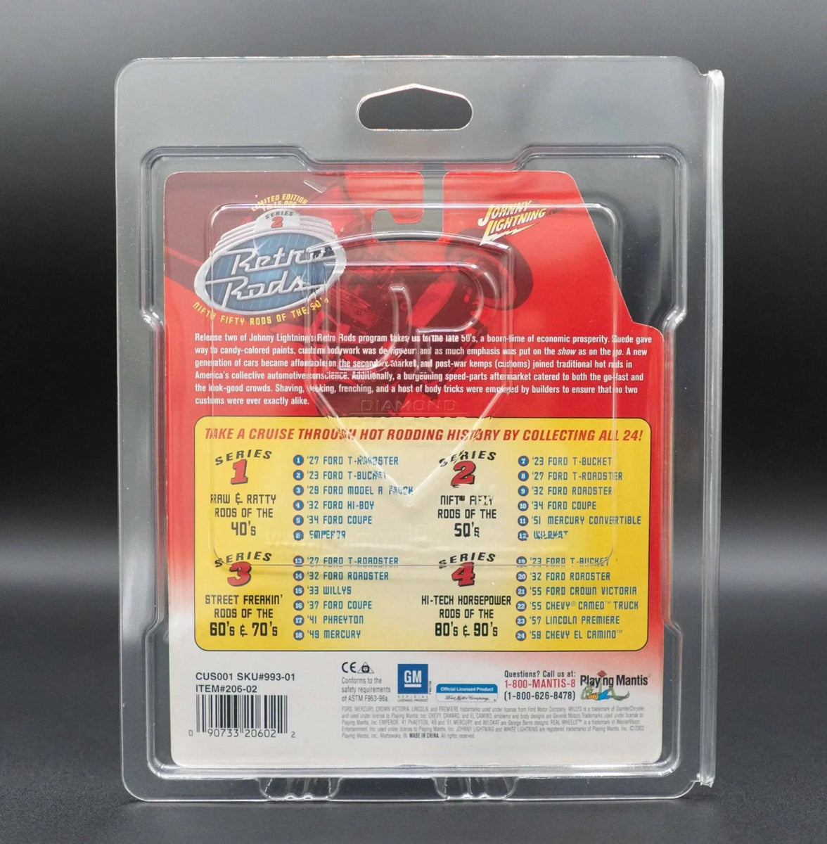JOHNNY LIGHTNING WIDE CARD Protector| Now Then & Forever Collectibles